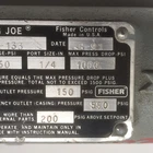 Fisher BIG JOE Type 630-133 Pressure Regulator Valve 90-150psi 1/4 ...