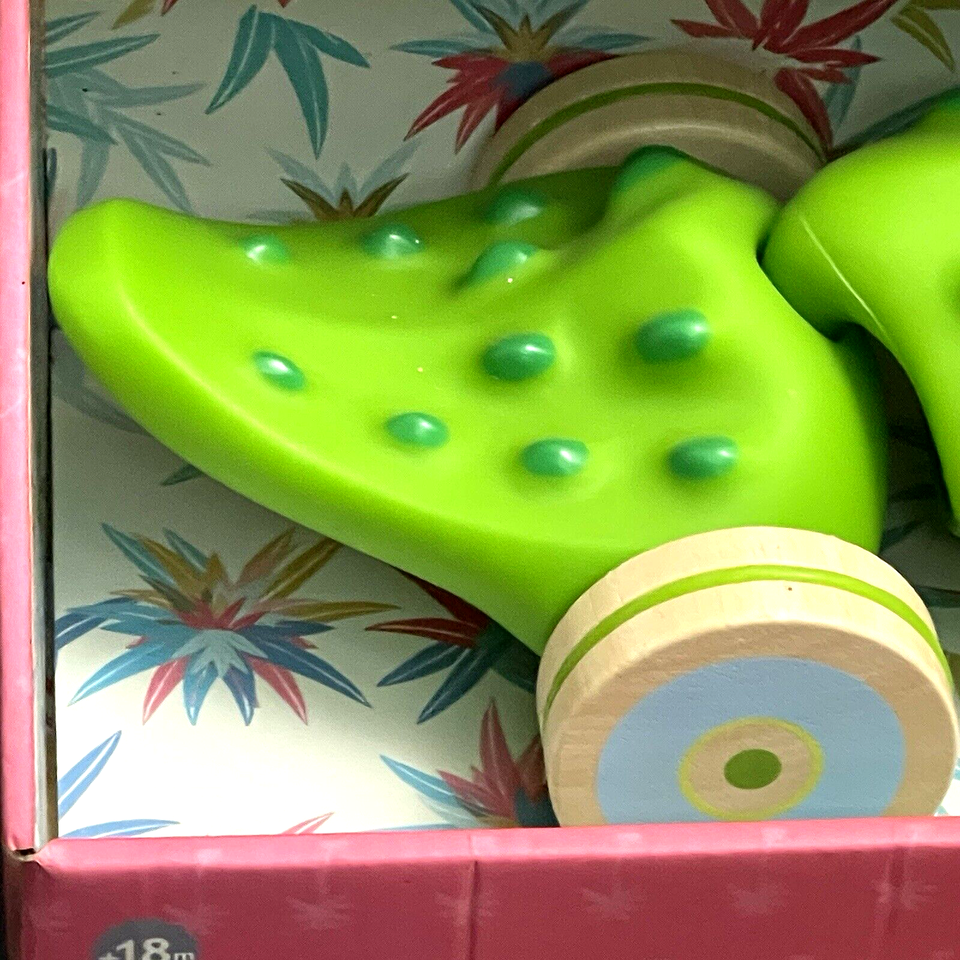 DJECO CROC N ROLL PULL Children Play Fun Push & Pull Toys Agr 18mts ...