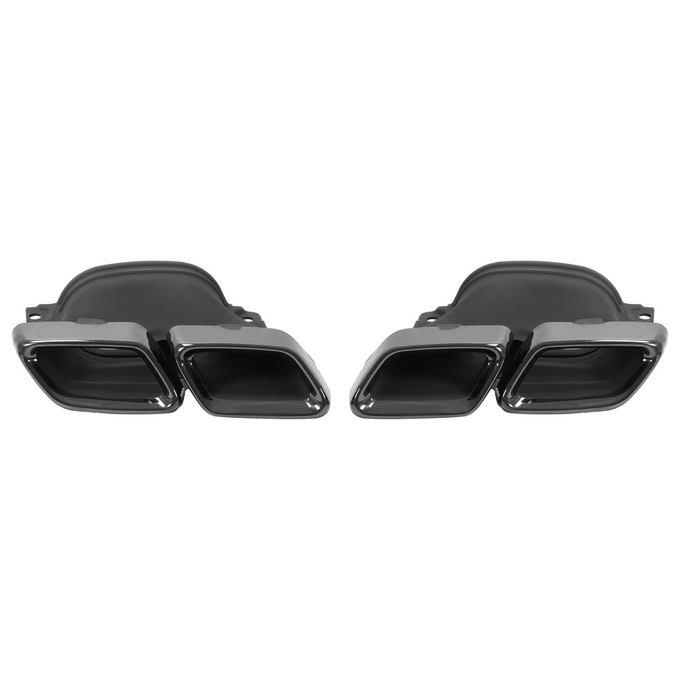 Rear Diffuser Lip Carbon C63 Style For Mercedes Benz W205 C300 Base ...