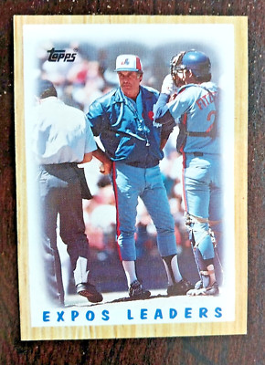 1987 Topps #381 Montreal Expos 1986 Team Leaders FREE shipping | eBay
