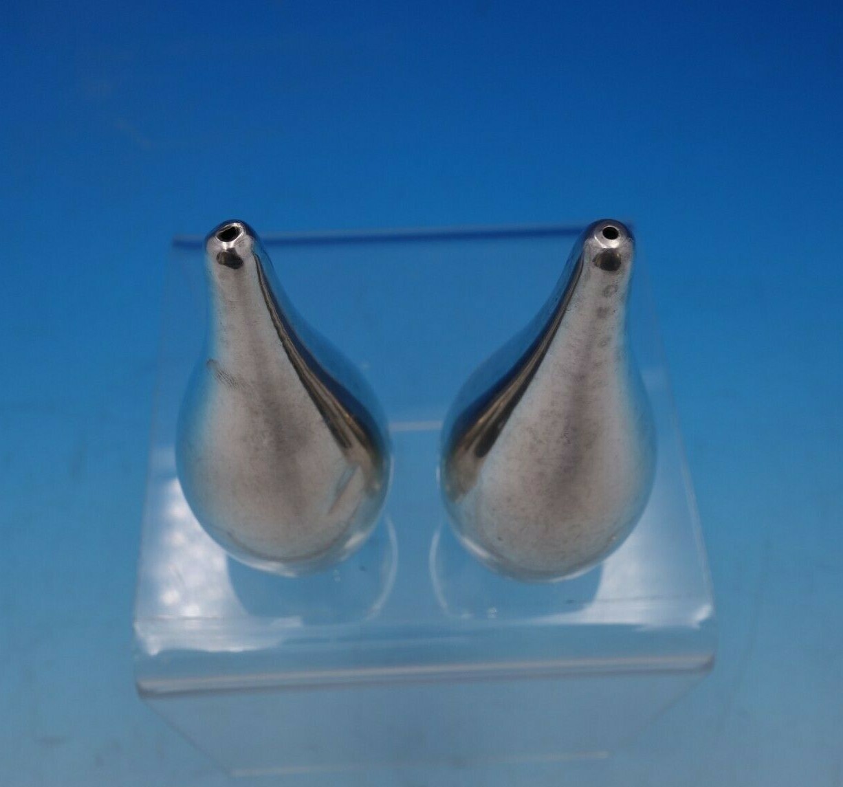 Starlit by Allan Adler Sterling Silver Salt and Pepper Shaker Set 2pc ...