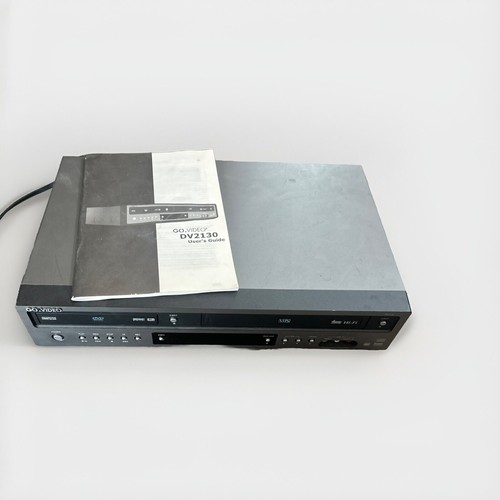Go Video VCR/DVD Combo Recorder DV2130 4-Head Cassette VHS Player NO ...