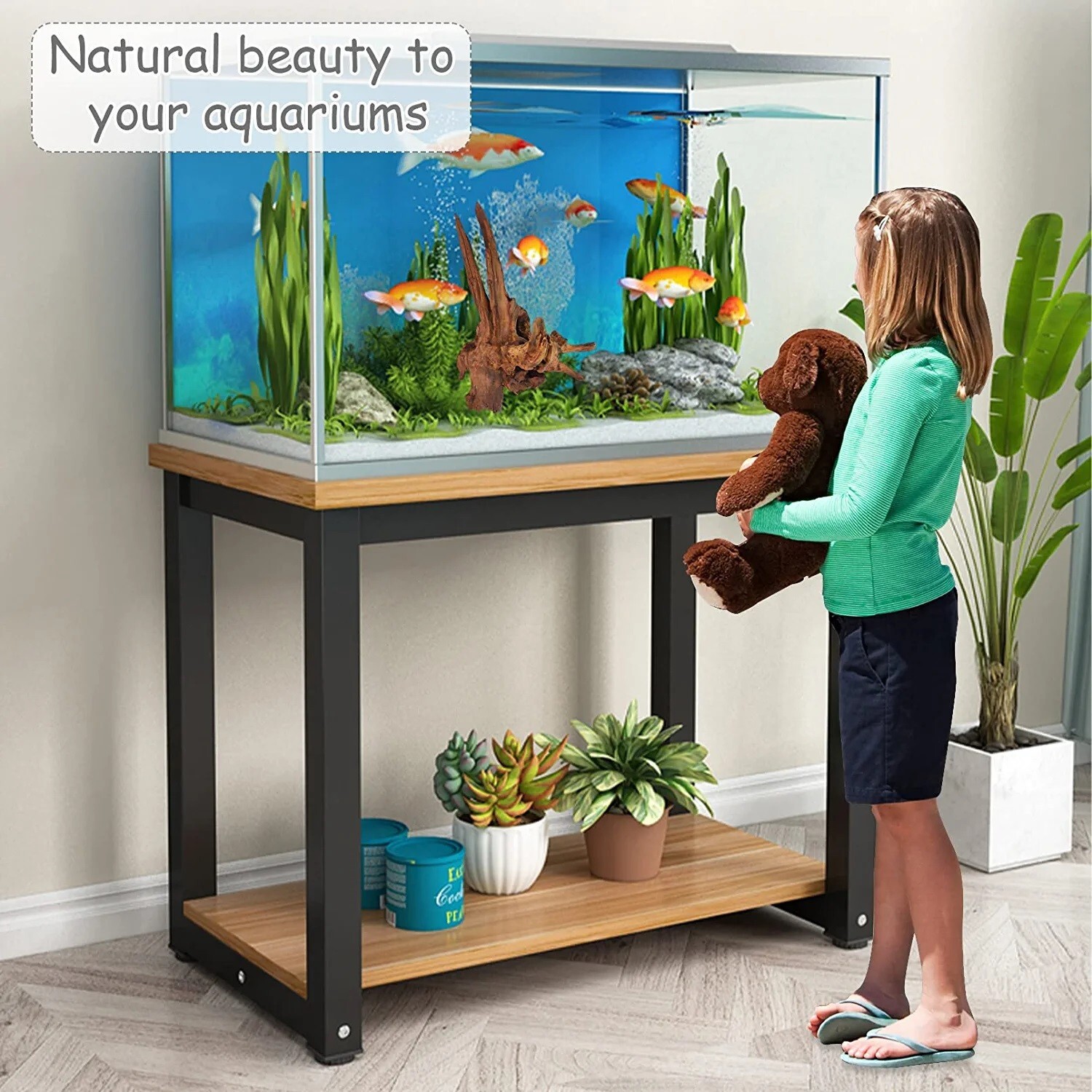 Natural Aquarium Driftwood Assorted Branches Fish Tank Decoration-3Pcs ...