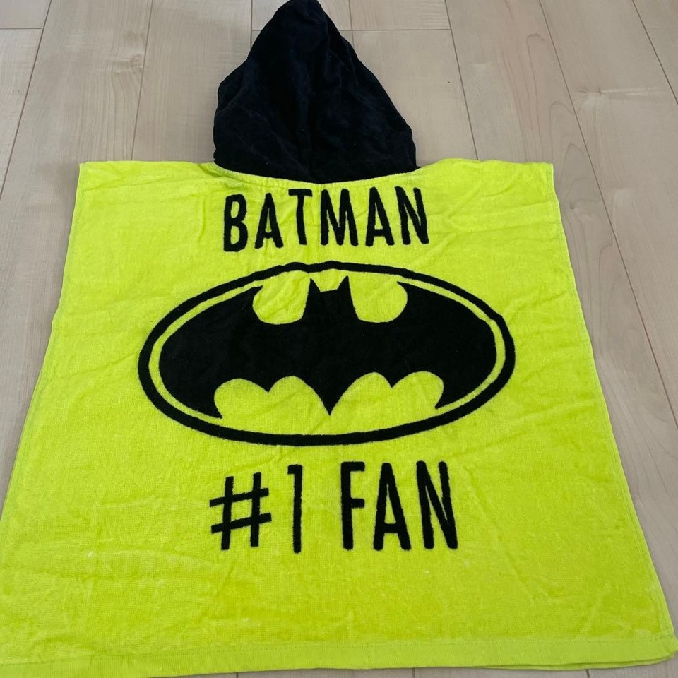 Batman Logo Yellow Poncho with Hood, 70cm, New/Used | eBay