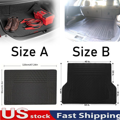 Universal Trunk Floor Cargo Mat Cover Liner Trimmable for Auto Car Van ...