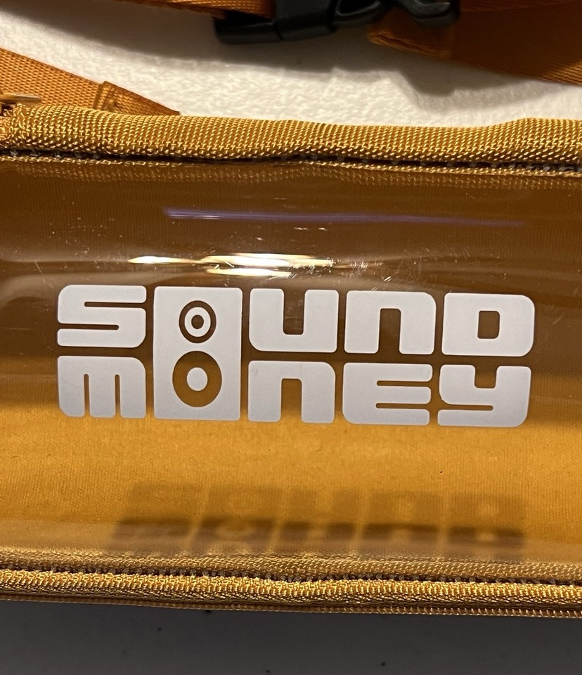 BITCOIN Sound Money Hard Case Fanny Pack Gold Waist Strap Bag Zippered ...