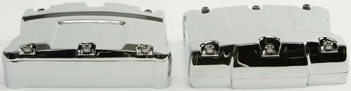 HD Chrome Rocker Box Cover Set Pair Kit Harley Softail Springer 00-06 ...