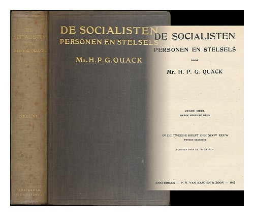 Quack, Hendrik Peter Godfried, (1834-1917) De Socialisten: Personen IN ...