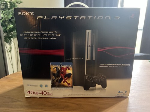 Sony PlayStation 3 CECHG01 40GB Black Complete In Box with 5 FREE GAMES ...