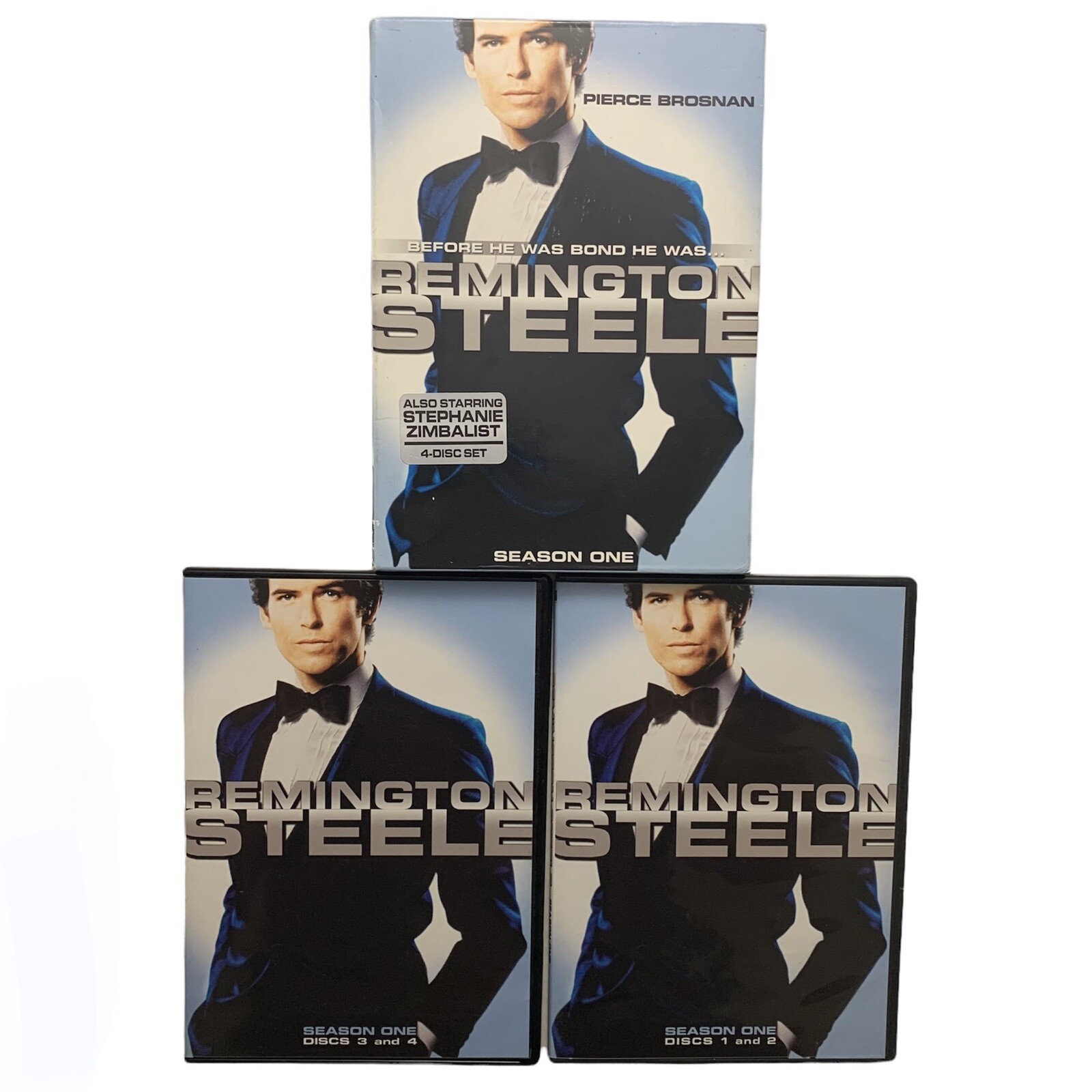 Remington Steele - Season 1 One (DVD, 2005, 4-Disc Set, Box Set ...