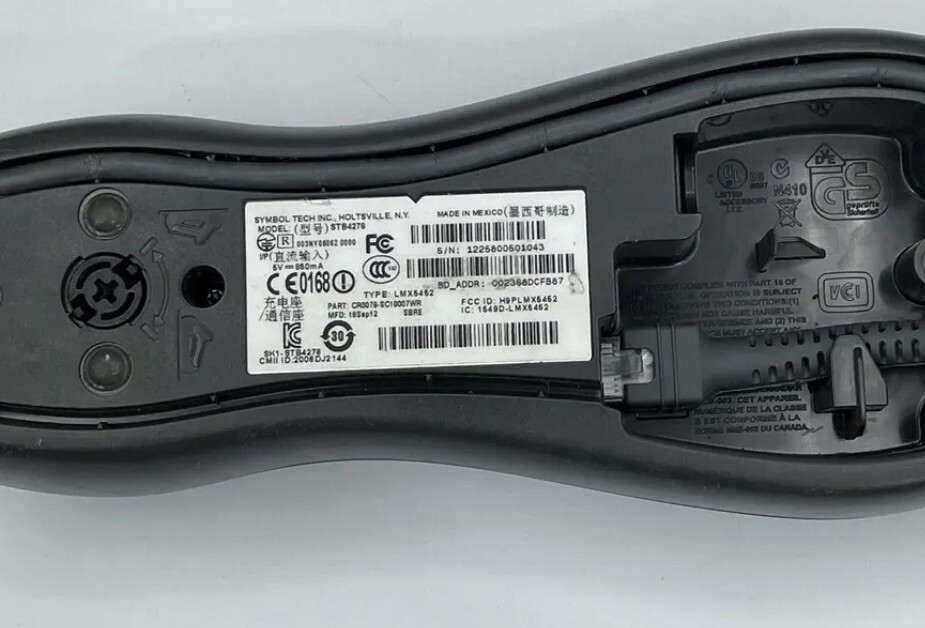 Motorola Symbol LI4278 Wireless Barcode Scanner w/ Charging Cradle Dock ...
