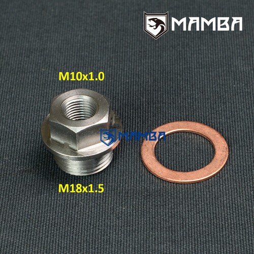 SS304 VDO Turbo oil pressure temperature sensor adapter M18x1.5(M) to ...