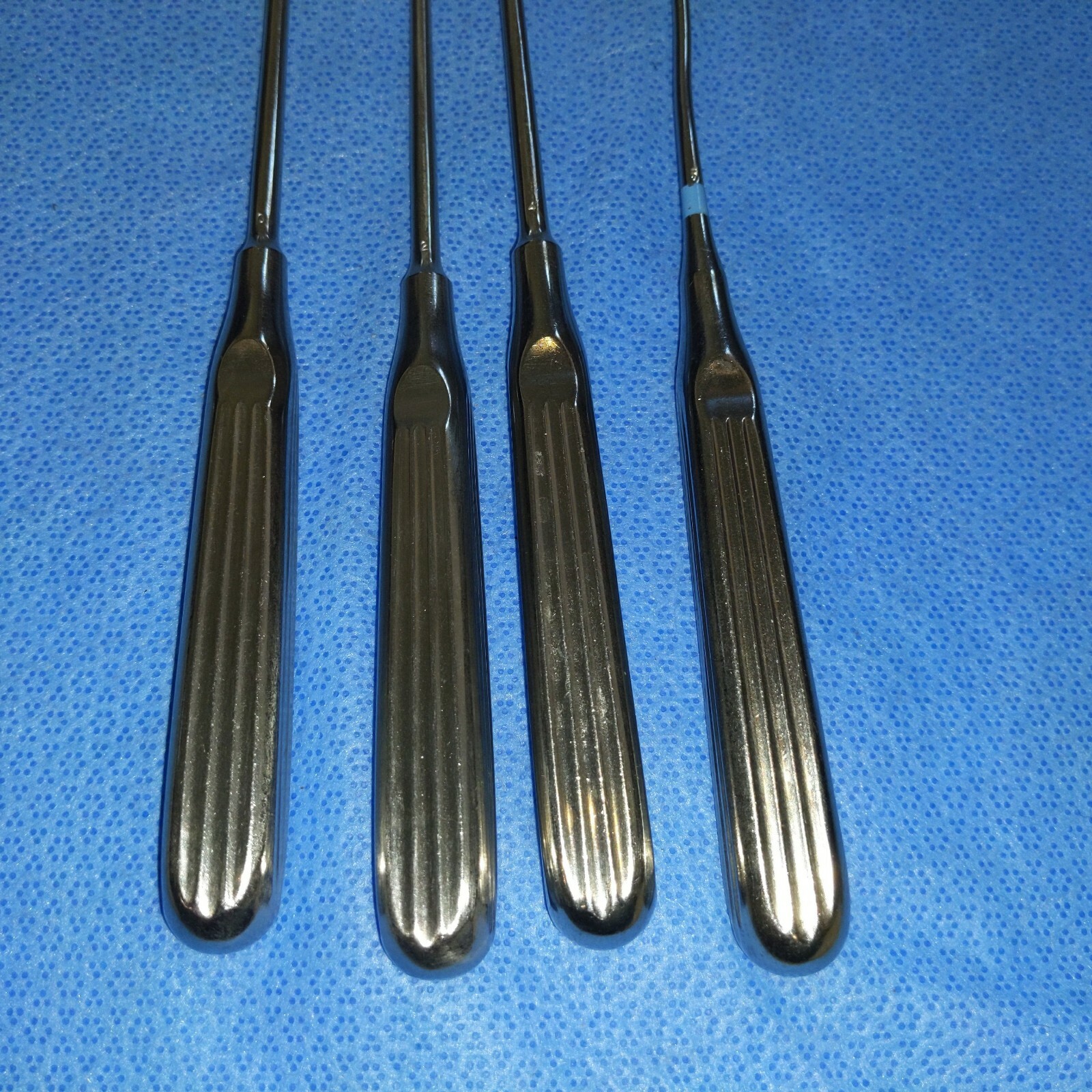 Set of 4 OB/GYN Surgical Uterine Curettes # 0,2,4,5 Stainless Steel | eBay