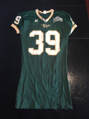 Game Worn Colorado State Rams Football Jersey Used #39 Size L | eBay