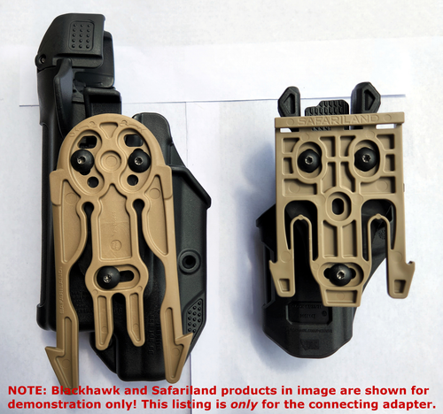 ADAPTER for Blackhawk T-SERIES/SERPA Holster to Safariland (QLS/Belt ...