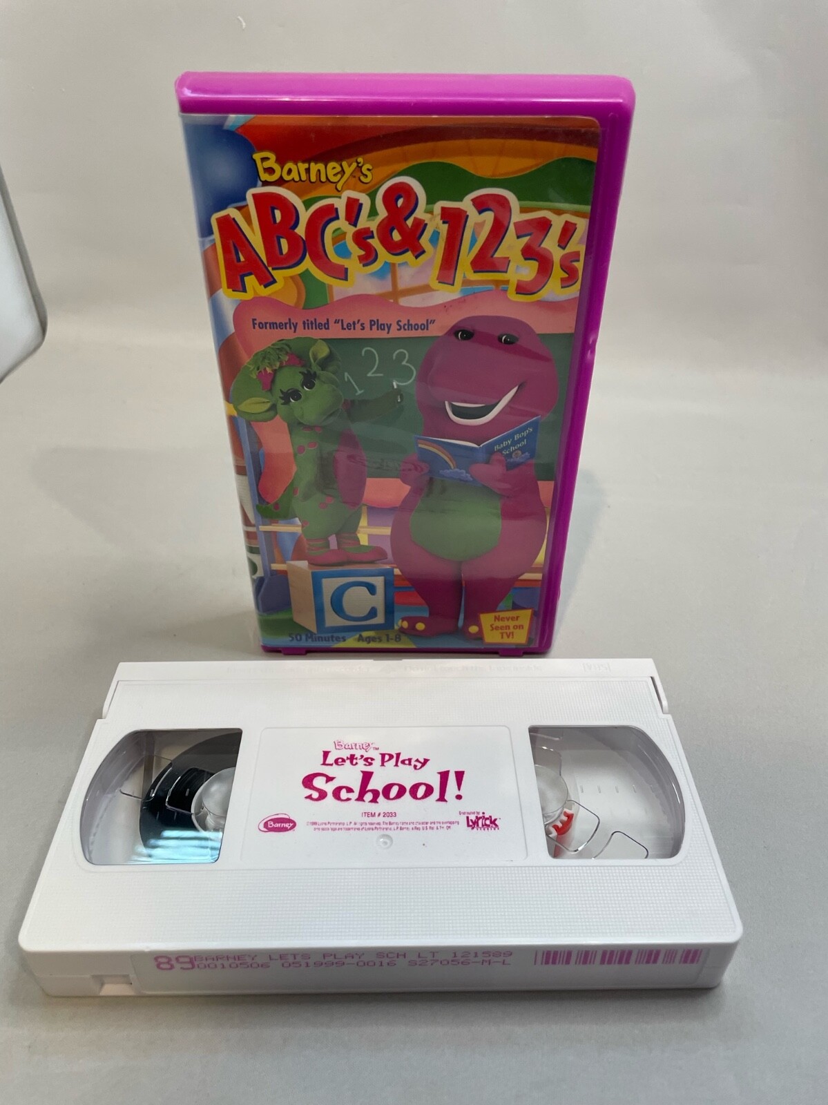 Vintage Barney VHS Barney's ABC's & 123's | Grelly USA