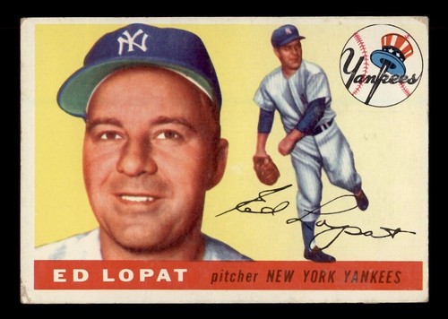 1955 TOPPS #109 ED LOPAT NEW YORK YANKEES | eBay