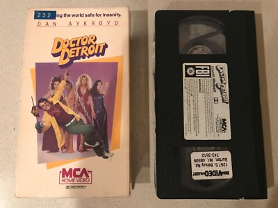 Doctor Detroit (VHS, 1983) Dan Aykroyd, Howard Hesseman, Fran Drescher ...