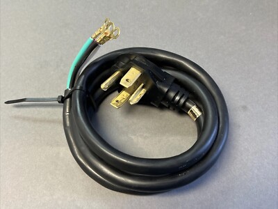 Dryer Power Cord 6ft Electric 4 Prong 220V Black (New Open Box) | eBay