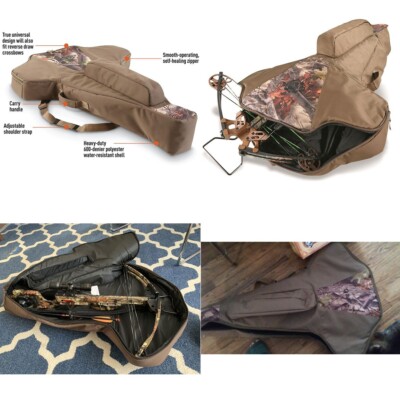 Deluxe Universal Soft Crossbow Case Adjustable Shoulder Archery Hunting ...