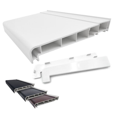 uPVC Window Door Cill 225mm Eurocell Plastic External PVC Sill - 1m ...