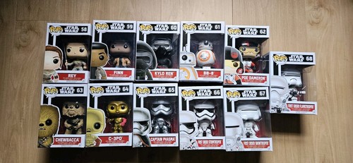 Star Wars Funko Pop lot Force Awakens 58-68 | eBay