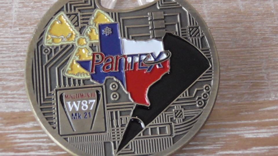 DOE NNSA Pantex Nuclear Plant Minuteman III W87 Mk 21 Challenge Coin # ...