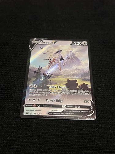Pokemon TCG Arceus V SWSH204 - Sword & Shield Promo Card - Alt Art ...