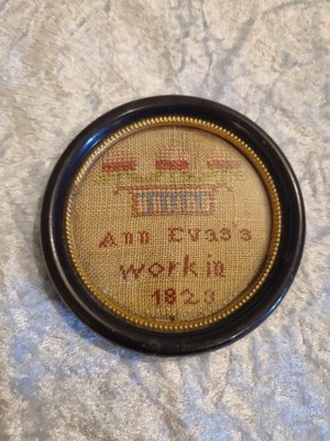 Early 19thC Miniature Sampler Dated 1823 | eBay UK
