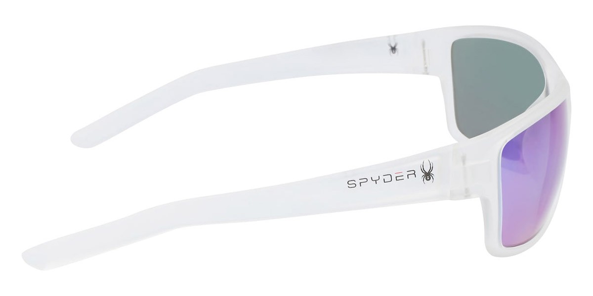 Spyder SP6010 Sunglasses Men Frosted Crystal Rectangle 63mm New 100% ...