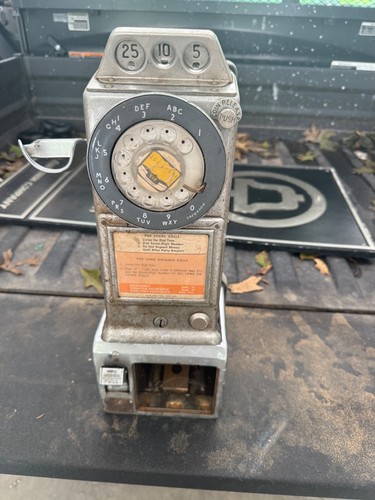 Rare Antique Chrome 3-Coin Slot Public Payphone Northern Electric | eBay