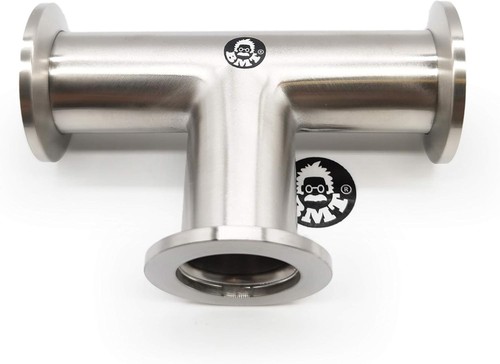 bmotiontech ISO-KF NW25 KF25 equal Tee 3-ways fitting for high vacuum ...