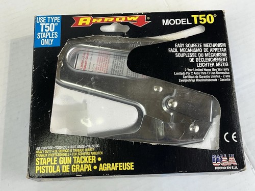 Arrow Model T-50 Heavy Duty Pro Grade Tacker Staple Gun P B | eBay