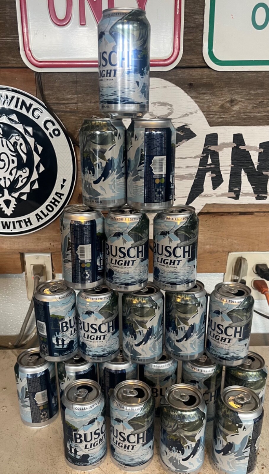 Spotted Bass Busch Light Collector’s Edition Beer Cans 2024 Edition | eBay