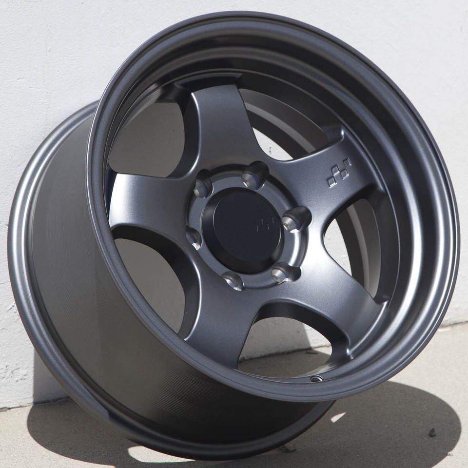 4 CIRCUIT HAYFORD 17x8.5 6x139.7 GUNMETAL WHEELS FIT TOYOTA TACOMA ...
