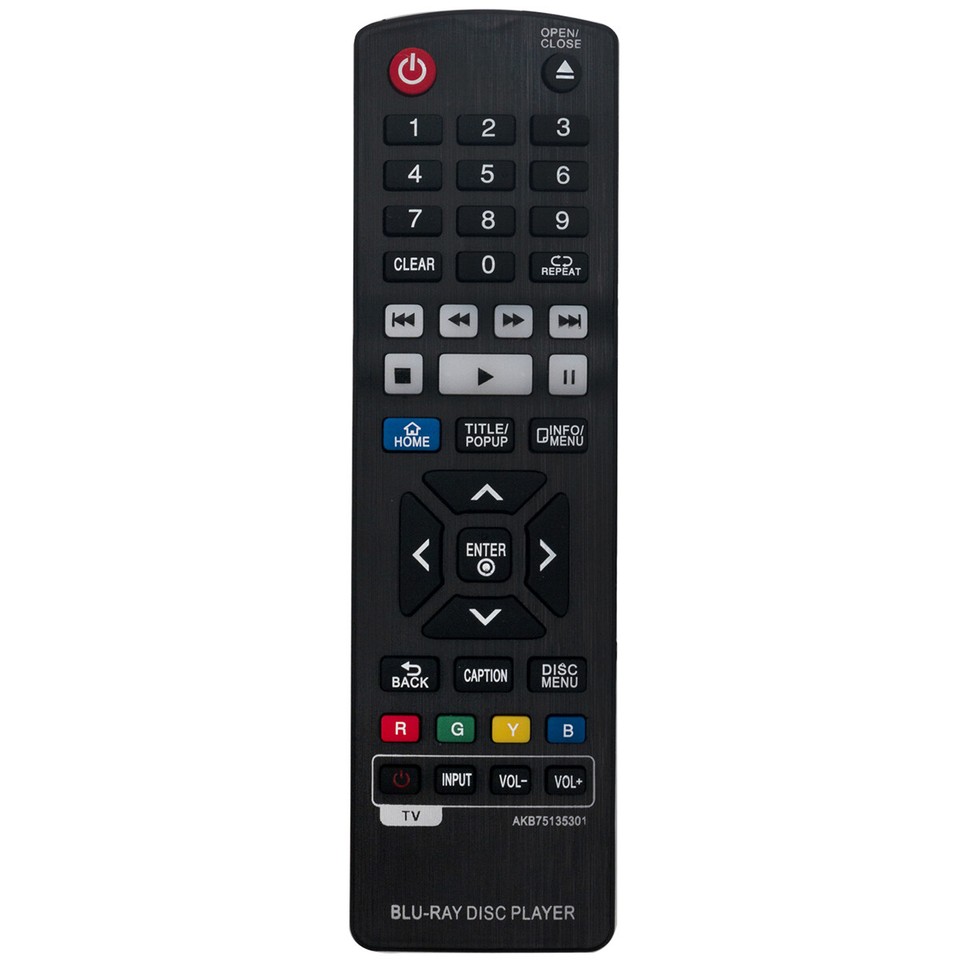 AKB75135301 Replacement Remote Control for LG Blu-ray Player UP970 ...