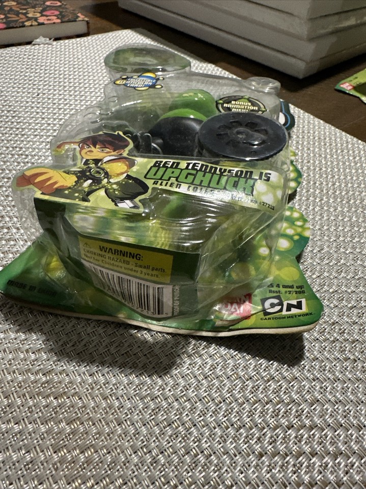 Original Ben 10 Upchuck - 4" Action Figure- SERIES 1 w/ Disk LENTICULAR ...