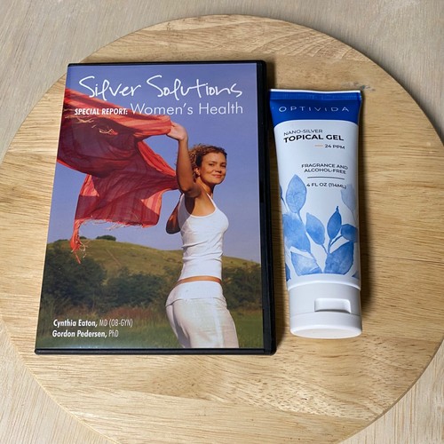 NEW! Optivida Nano-Silver Topical Gel 24ppm 4 FL OZ Tube Silver ...