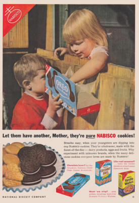 1953 Oreo Cookies: Let Them Have Another Mother Vintage Print Ad | eBay