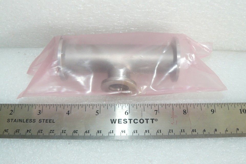 STAINLESS STEEL VACUUM FITTING REDUCING TEE KF-25 NW25 KF-16 NW16 NEW ...