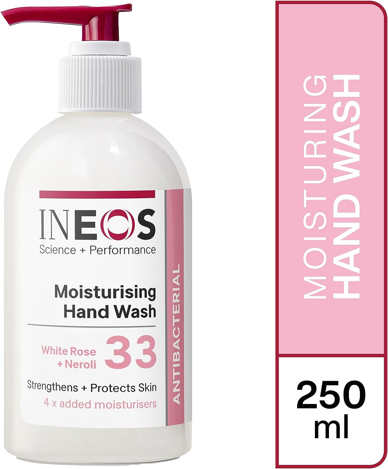 INEOS - Liquid Hand Soap - Moisturising - Antibacterial - White Rose ...