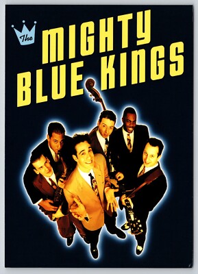 Postcard Mighty Blue Kings Chicago Jump Blues Band Advertising Music ...