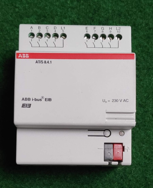 ABB AT/S 8.4.1 EIB KNX Schaltaktor 8fach 4A AT/S8.4.1 GHQ6310041R0111 ...