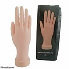 Premier Soft Hand Nail Art Training Hand with Transparent Nails ...