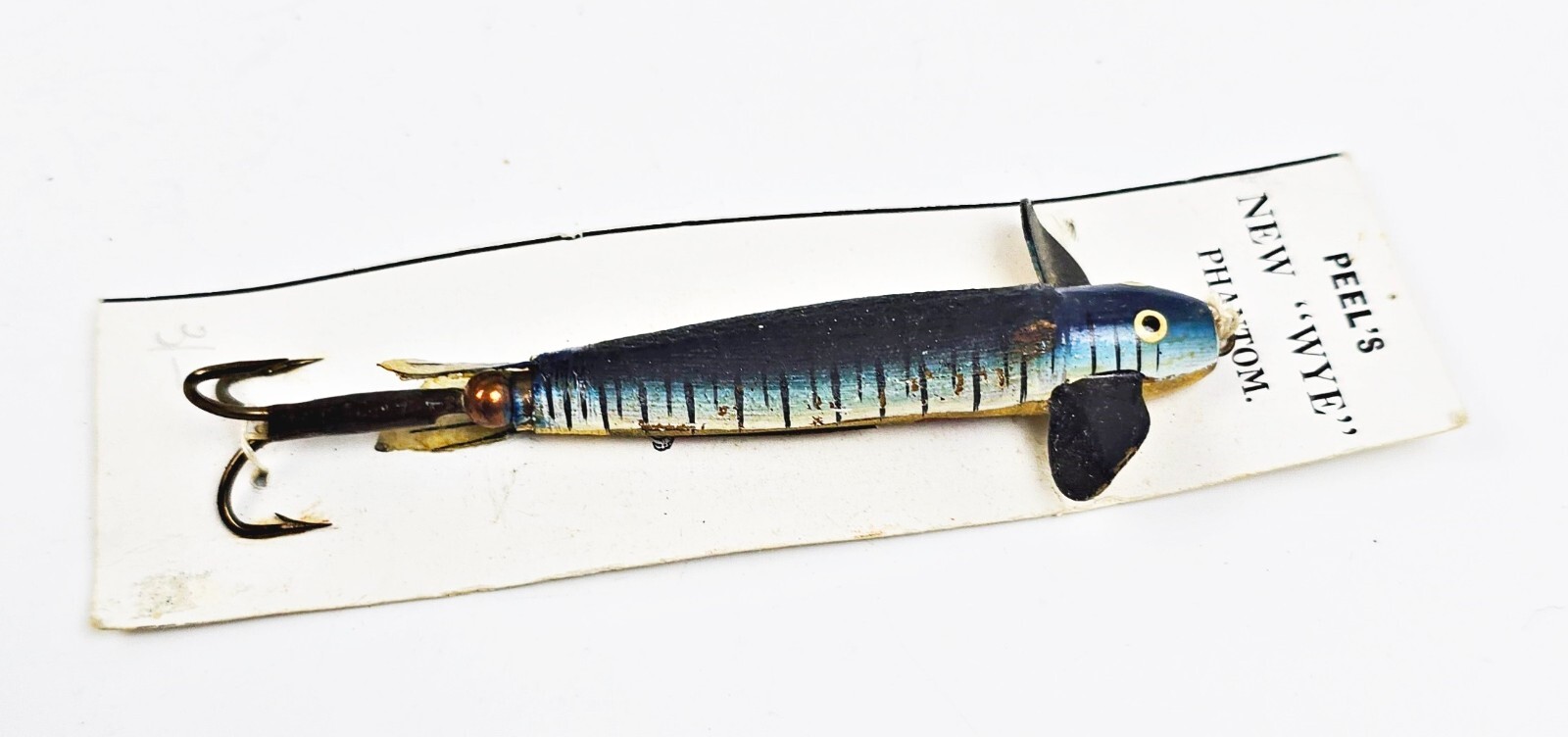 Harry Peel's 3 Inch New Wye Phantom Minnow Lure New On Card 1890s Blue ...