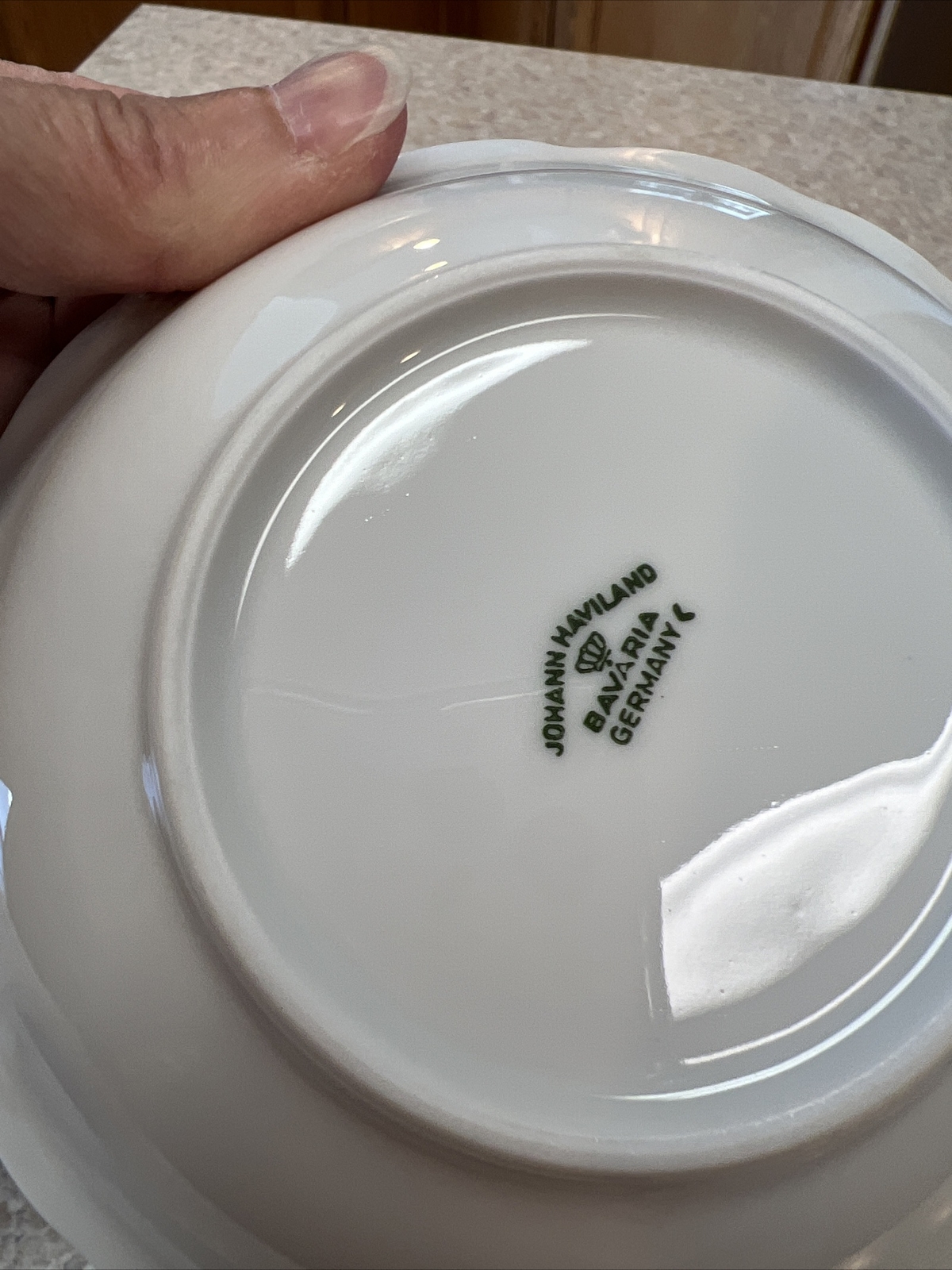 Vtg Johann Haviland Berry Fruit Bowls Blue Garland Bavaria Germany 5 ...