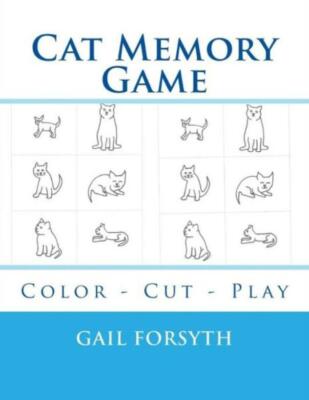 Cat Memory Game: Color - Cut - Play 9781514264089| eBay