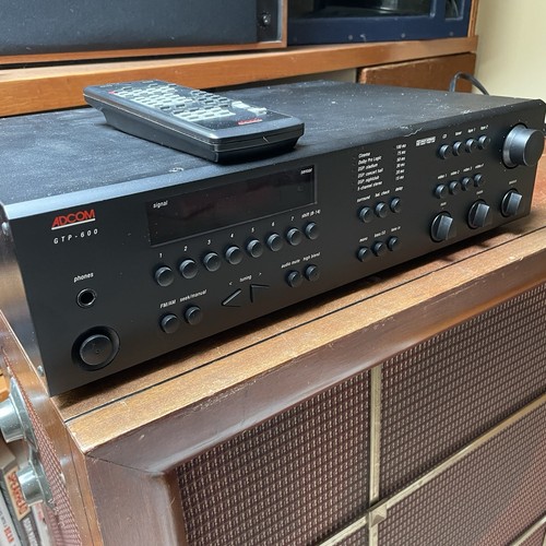 Adcom GTP-600 Home Theater Preamplifier Tuner w/ Original REMOTE ...