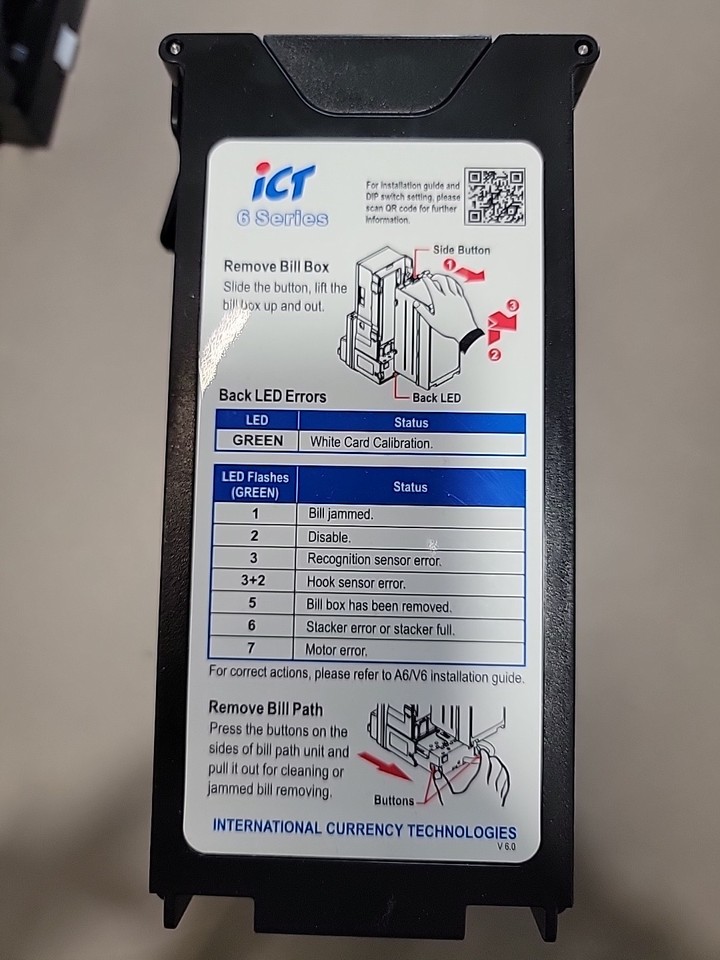 ICT Bill Acceptor Cassette/ Stacker Only | eBay
