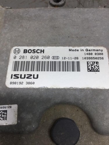 0 281 020 260 ISUZU 4JJ1 ENGINE CONTROL MODULE (ECM) 3465238 | eBay